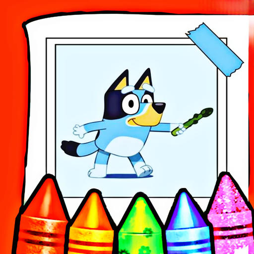 Coloring Bluey Books. android iOS-TapTap