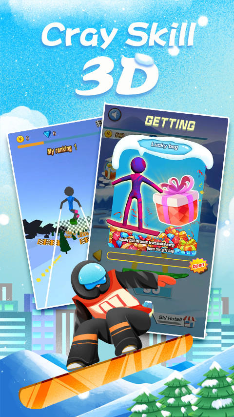 Skiing 3D android iOS-TapTap