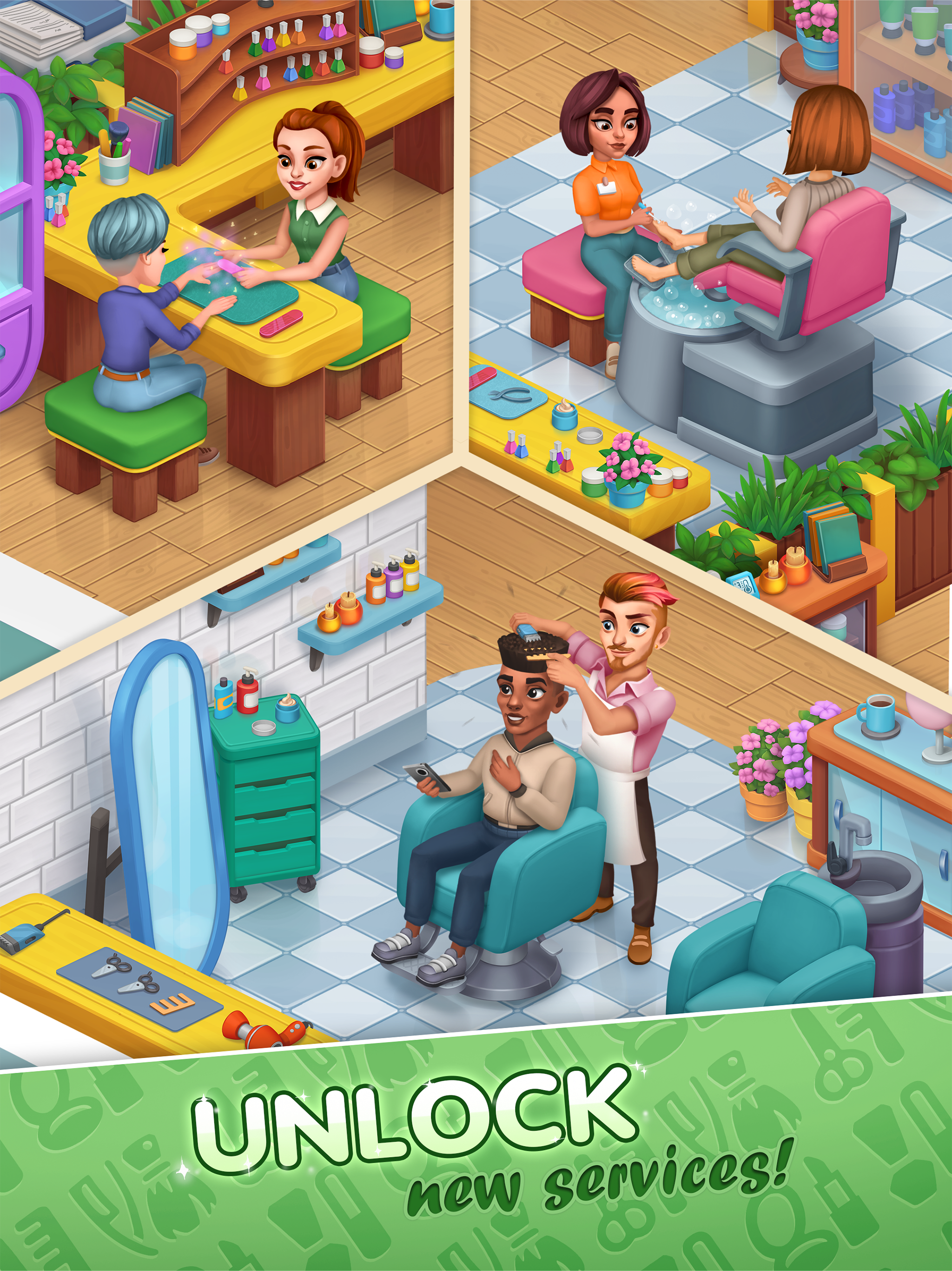 Beauty Tycoon: Hair Salon Game android iOS apk download for free-TapTap