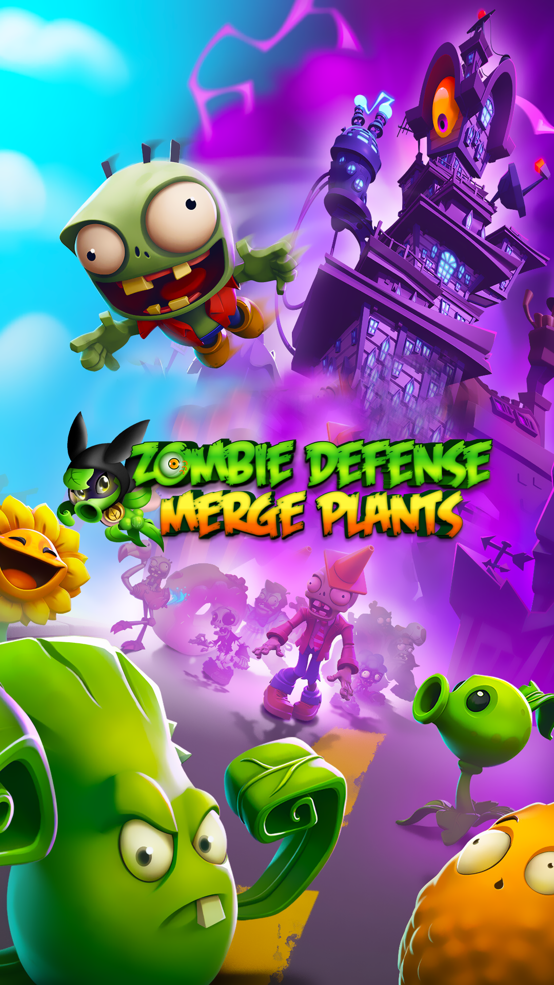 Zombie Defense - Merge Plants android iOS-TapTap