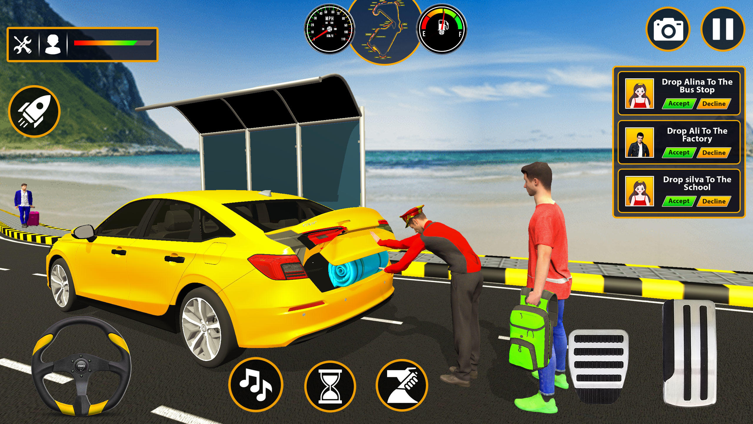 Real Taxi Driver Taxi Sim Game android iOS apk download for free-TapTap