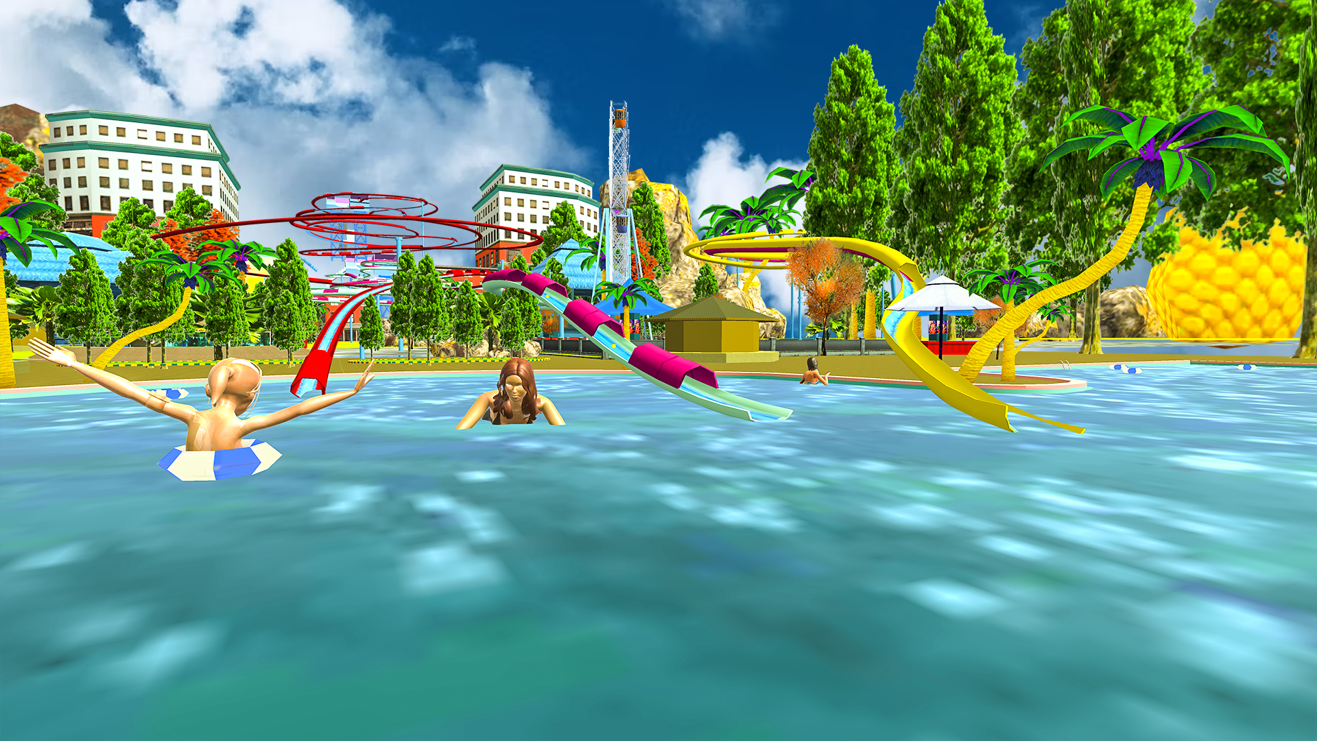 Water slide fun race games mobile|TapTap