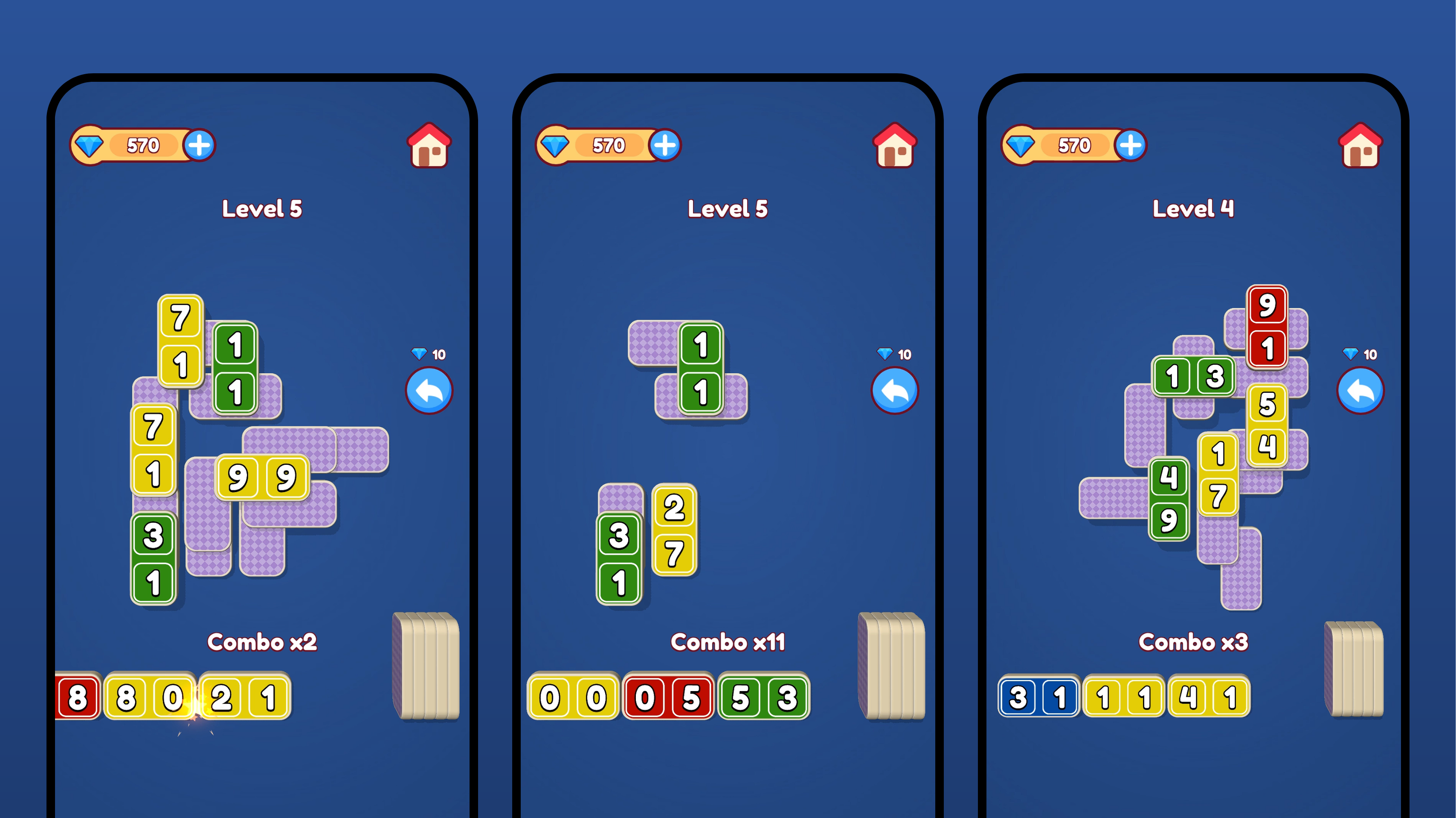 UNOT: Number Tripeaks android iOS-TapTap