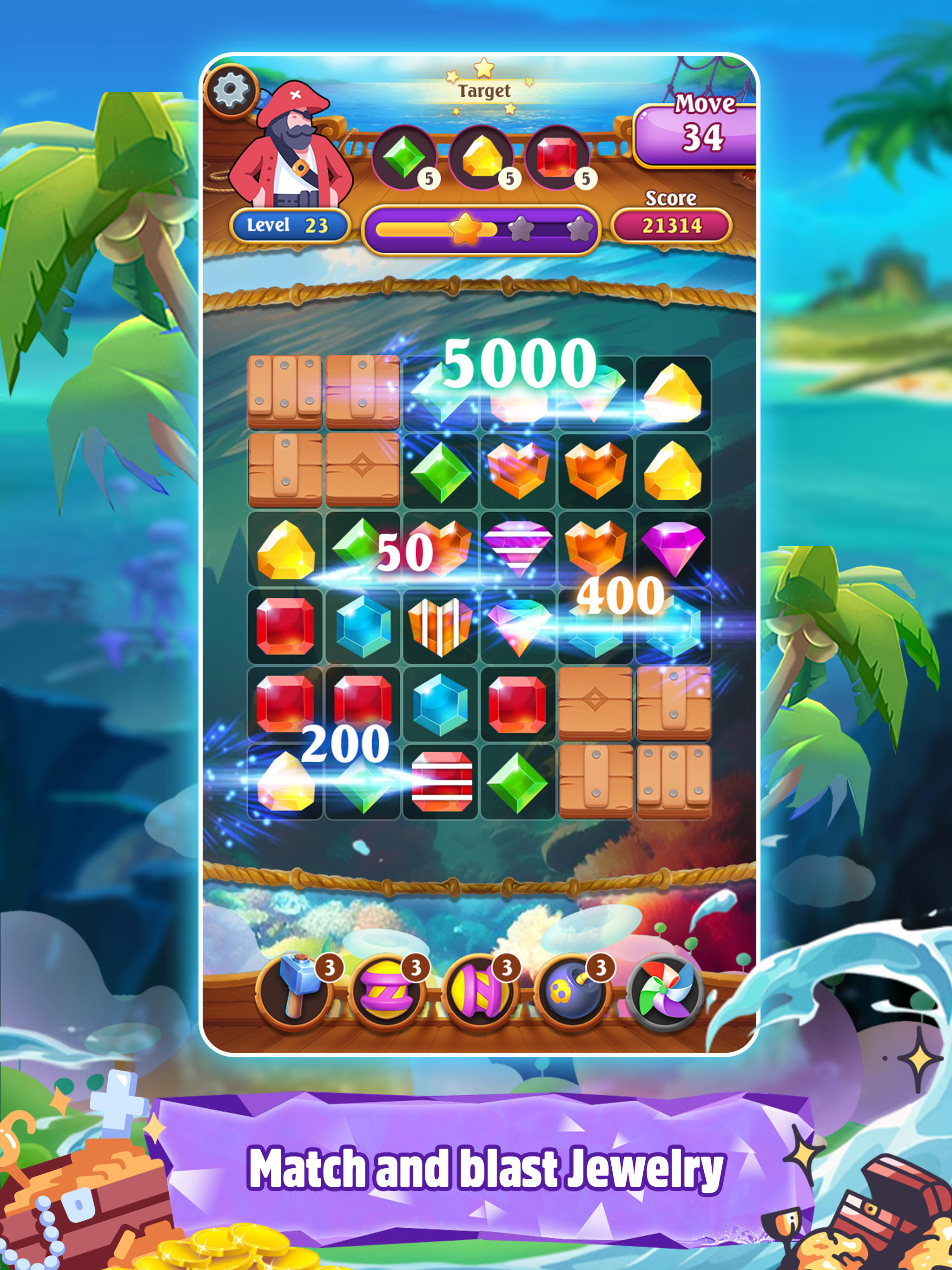 Jewelry crush: Jewelry match 3 android iOS apk download for free-TapTap