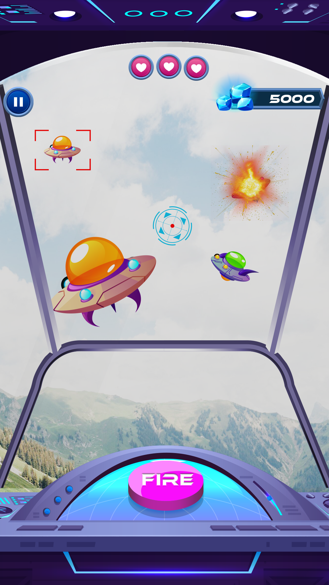 AR Spaceship Shooting Games android iOS apk download for free-TapTap