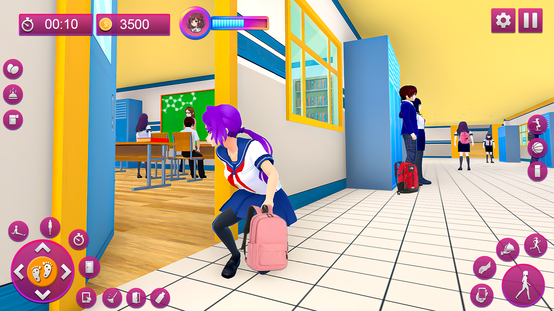 Anime School Girl Simulator android iOS-TapTap