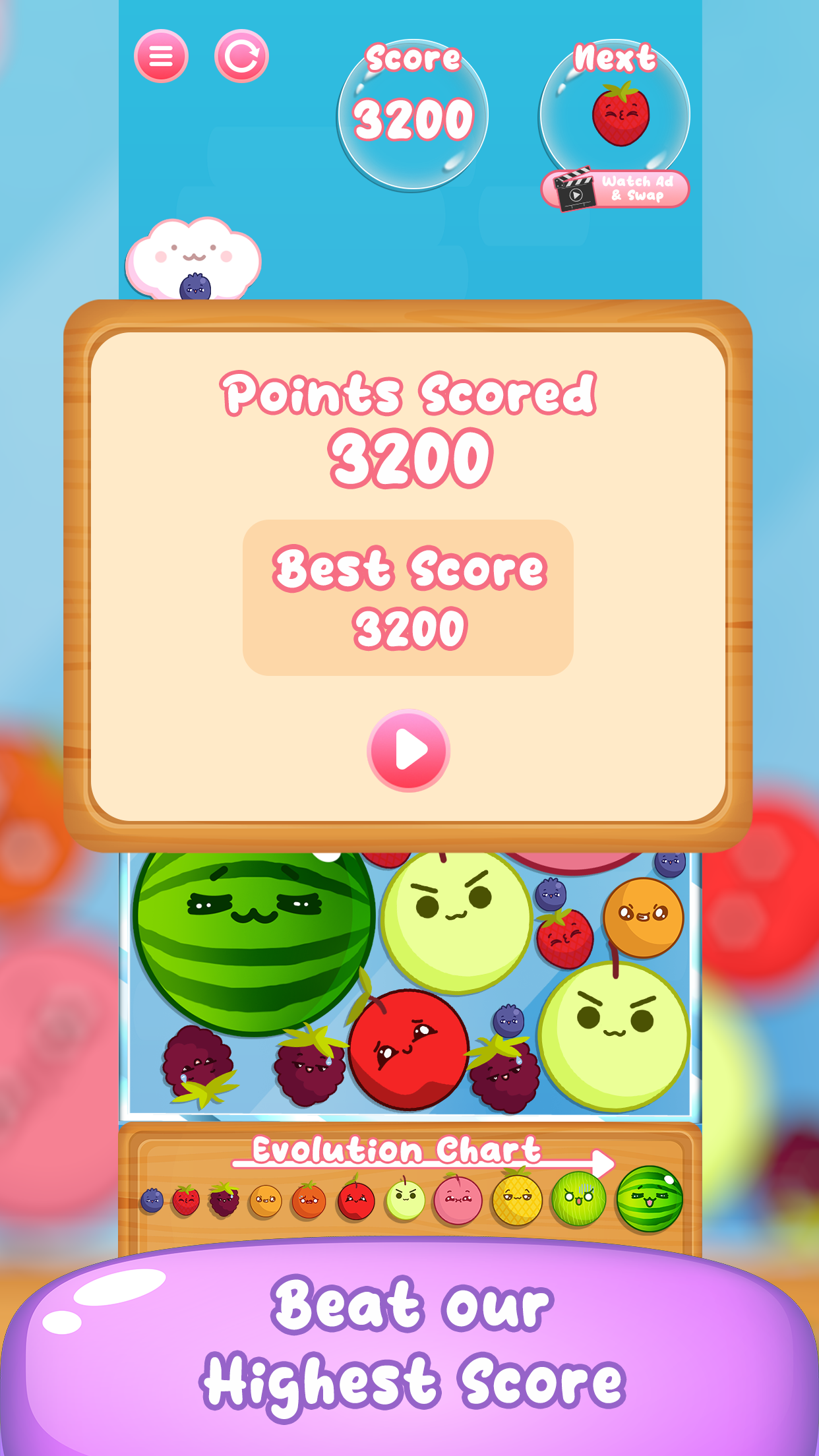 Watermelon Merge Suika Game android iOS apk download for free-TapTap