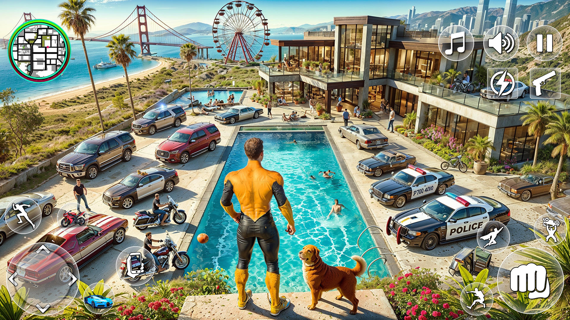 Super Rope Hero Open World Sim for Android/iOS - TapTap