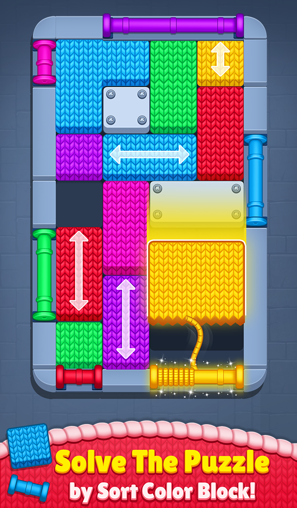 Knit Jam 3d - Color Block Away for Android/iOS - TapTap