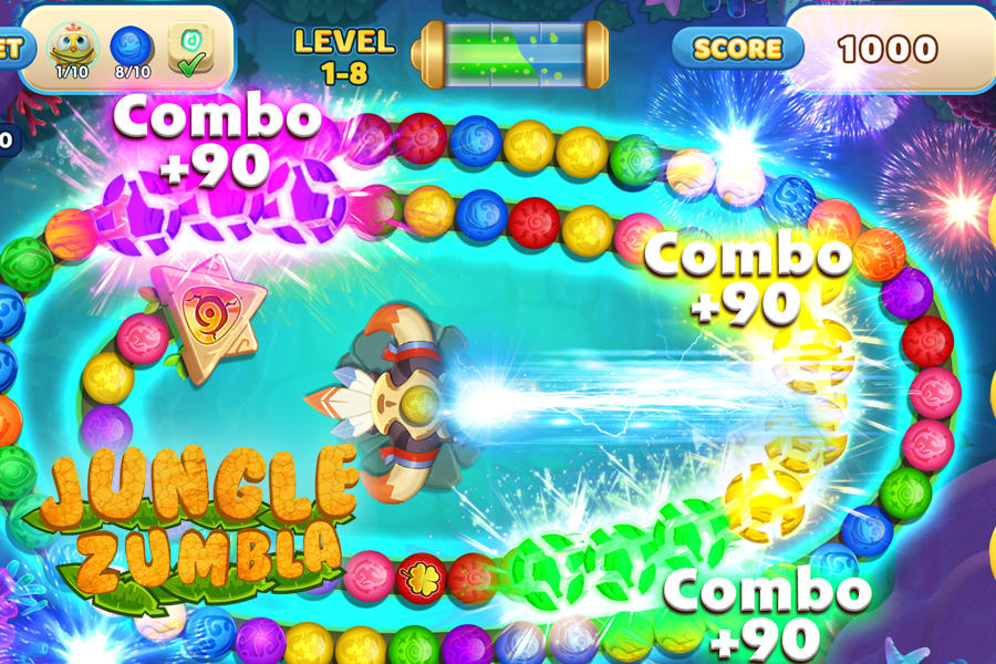 Jungle zumba - Marble shooter android iOS-TapTap