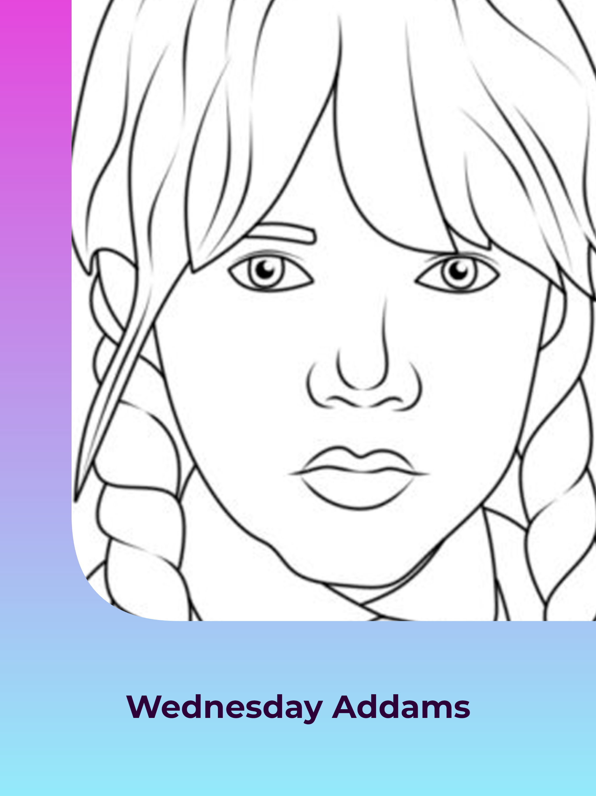 Wednesday Addams Coloring App 2.0 for Android/iOS - TapTap