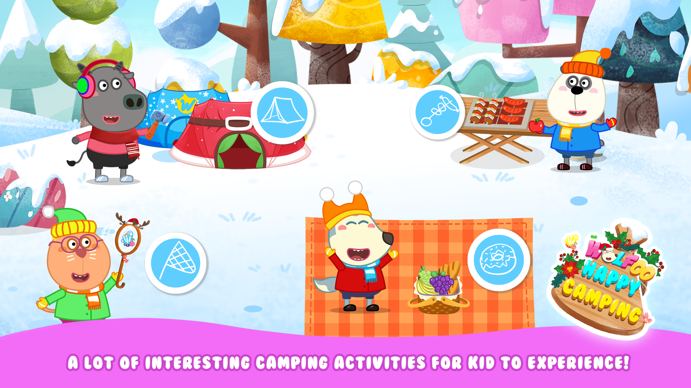 Wolfoo Happy Christmas Camping android iOS apk download for free-TapTap
