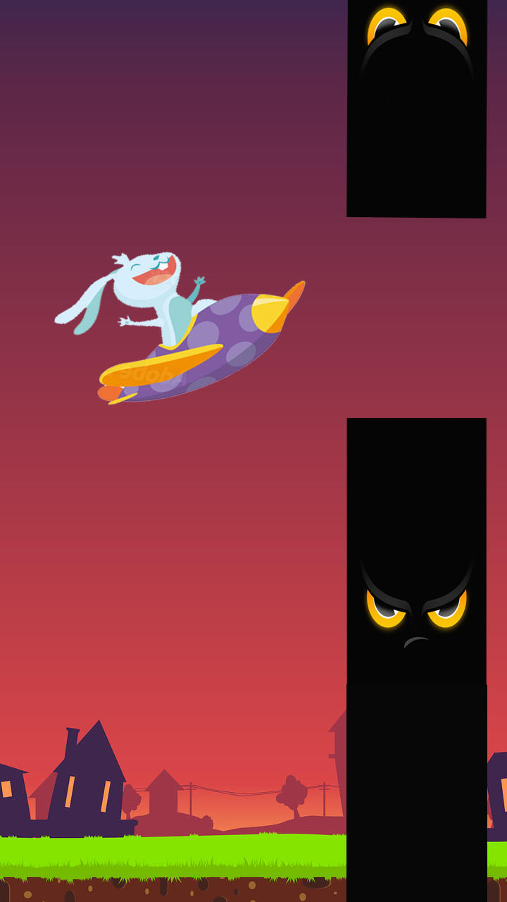 Rabbit Fly space android iOS-TapTap