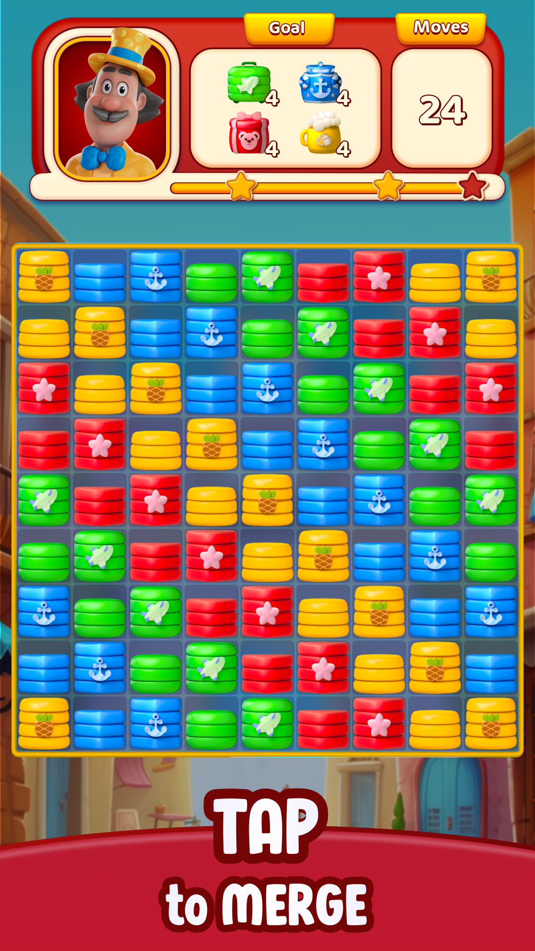 Chain Merge - Travel & Match android iOS-TapTap