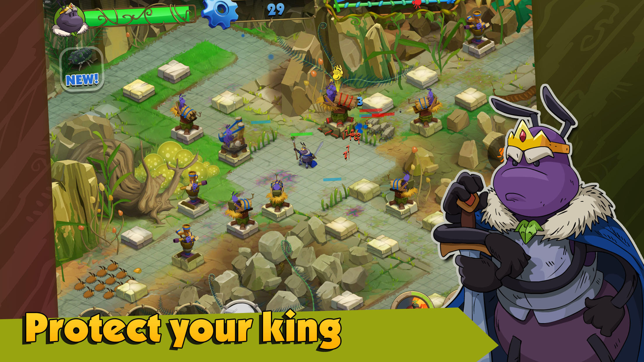 King of Bugs: Tower Defense android iOS apk download for free-TapTap