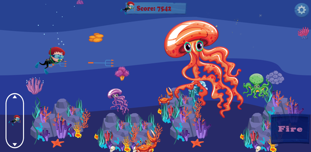 Scuba Monster Hunting Game 2D android iOS apk download for free-TapTap