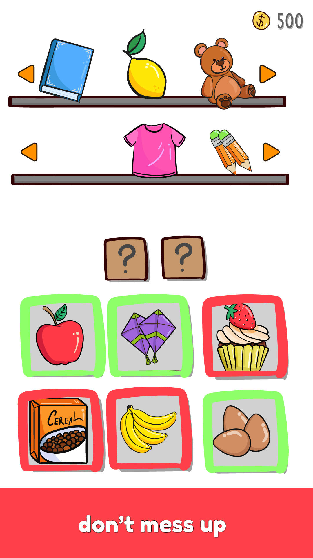 Shopping List: Memory Game android iOS-TapTap