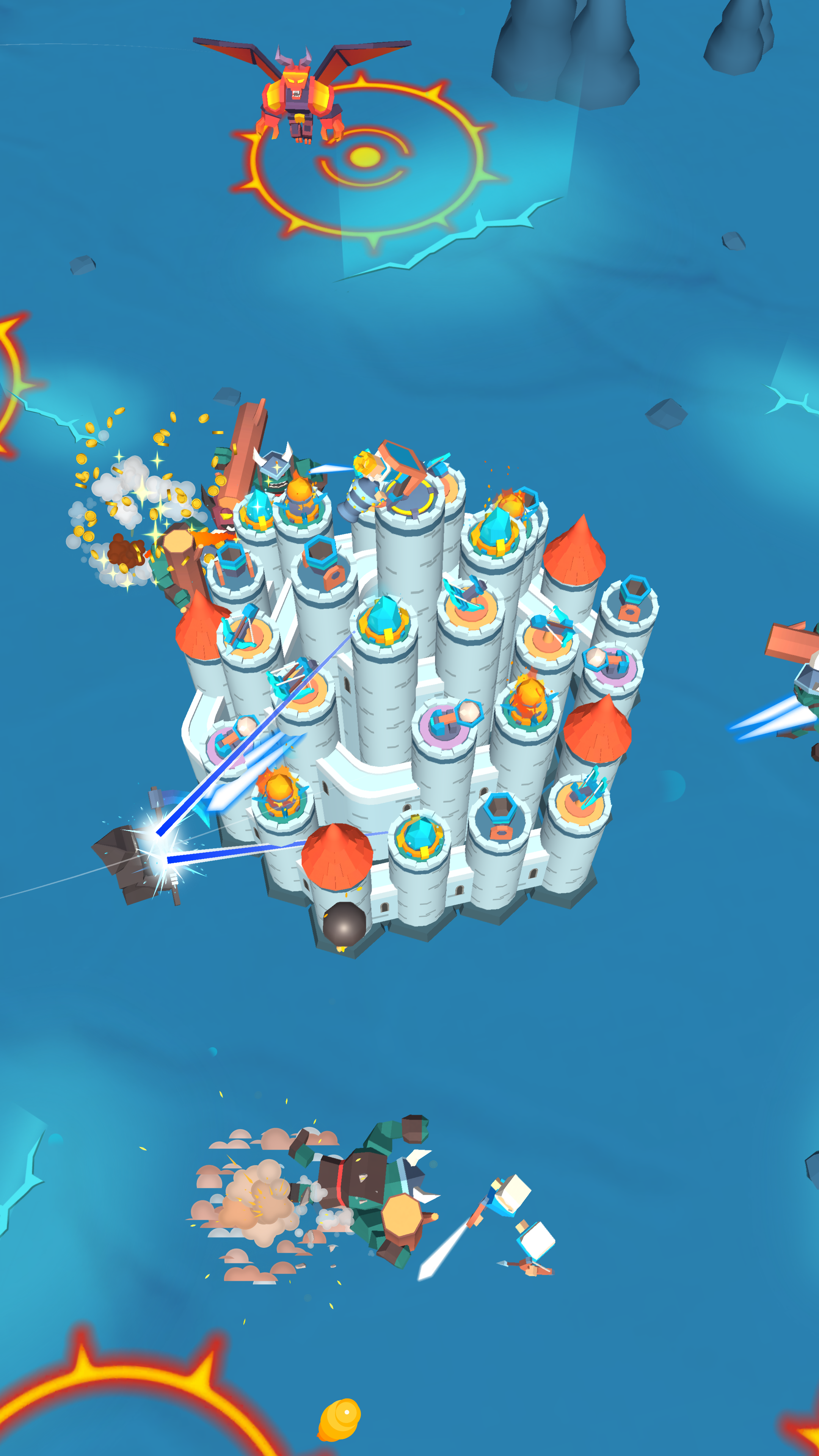 Merge Castle: Tower Defense android iOS-TapTap