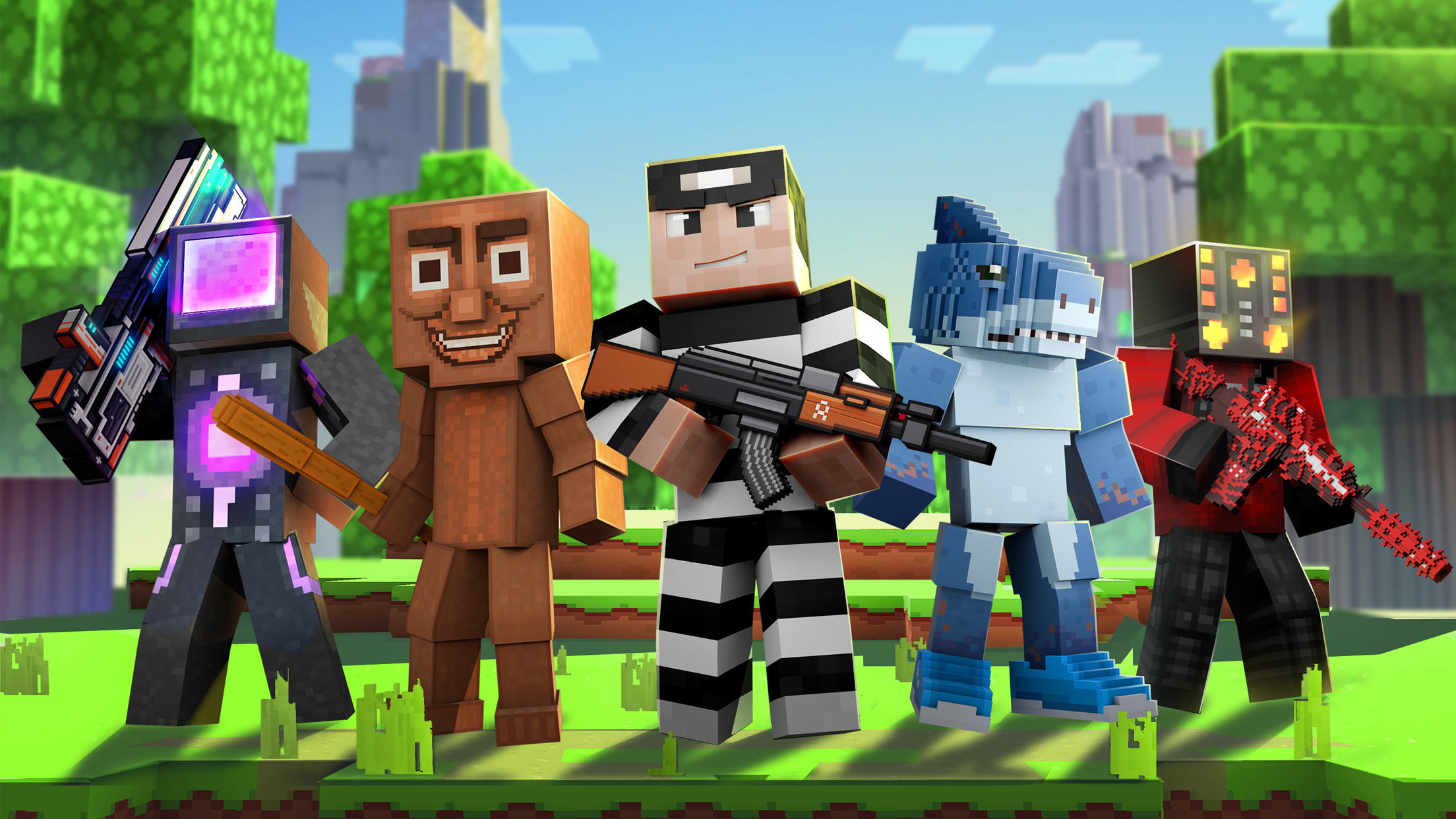 Cops N Robbers:Pixel Craft Gun for Android/iOS - TapTap