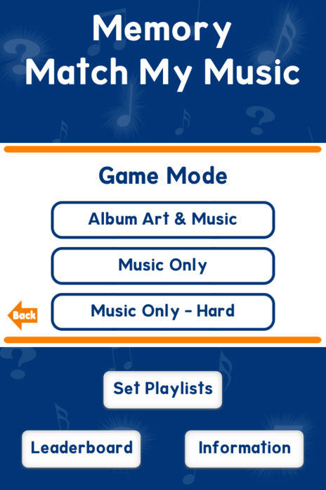 Memory - Match My Music (use your iTunes library) for Android/iOS