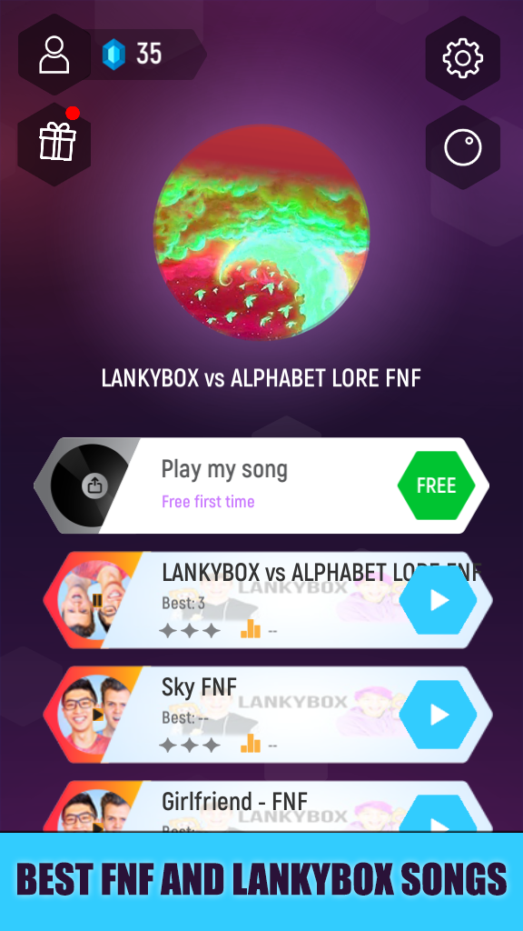 LankyBox vs Alphabet Lore FNF 最新版本 Android/iOS 版本 - TapTap