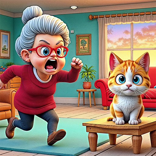 Angry Gran VS Mischief Cat for Android/iOS - TapTap