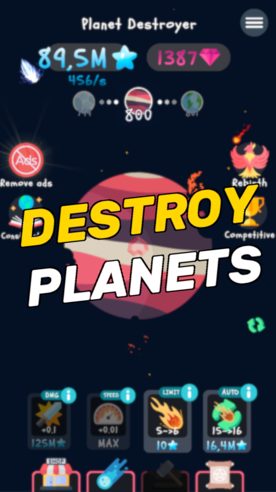 Planet Destroyer: Idle Game android iOS apk download for free-TapTap