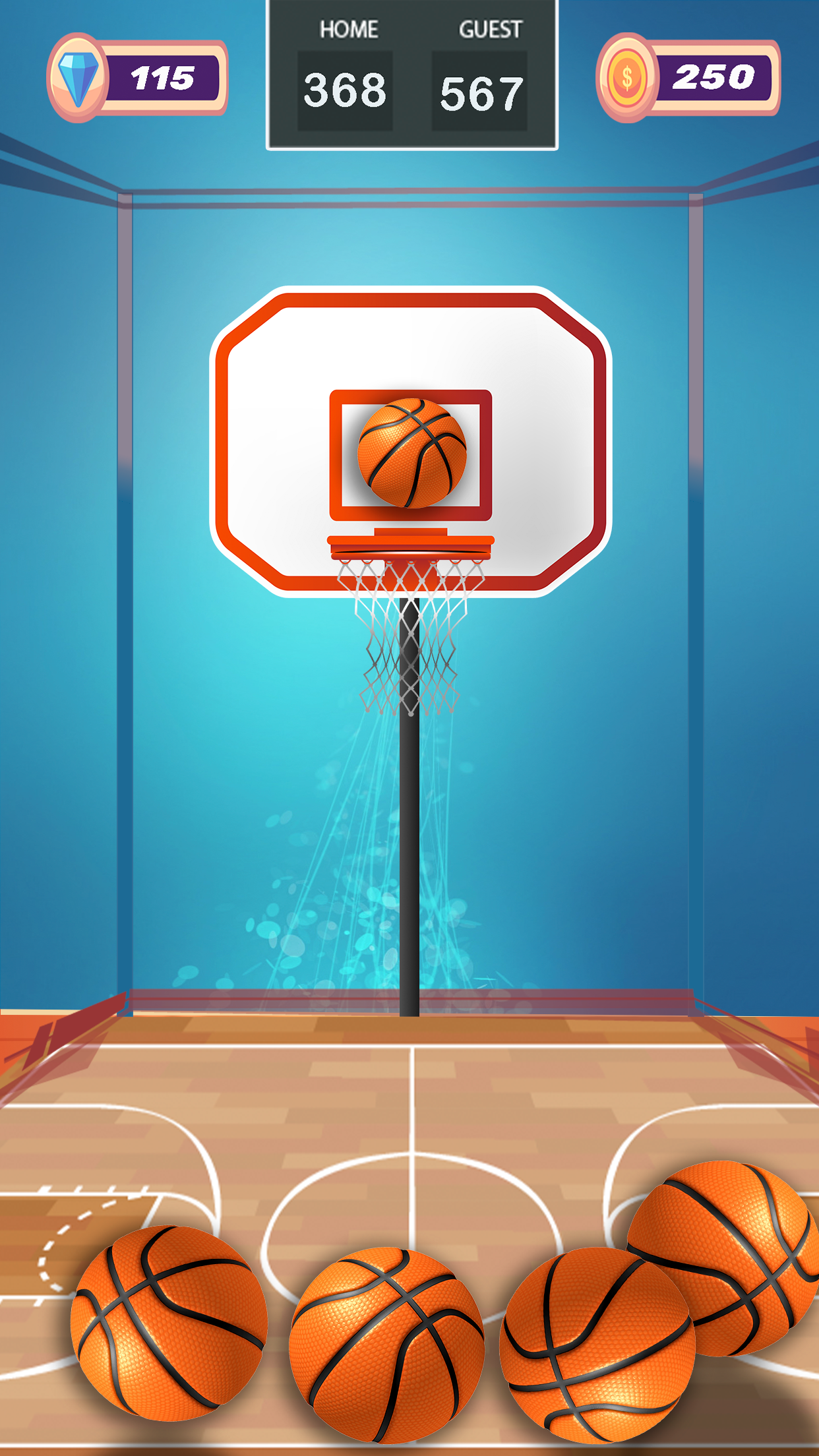 BASKETBALL COACH HOOP GAME. android iOS-TapTap