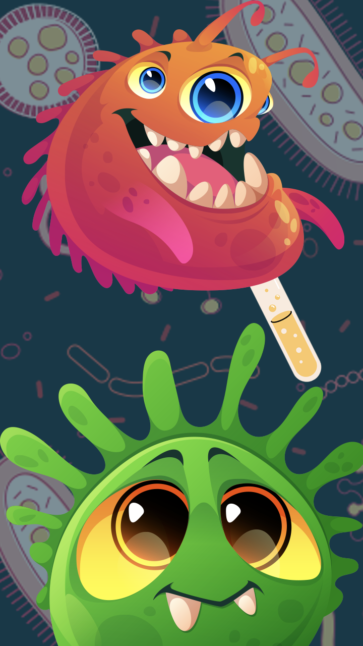 Virtual bacteria mobile-TapTap
