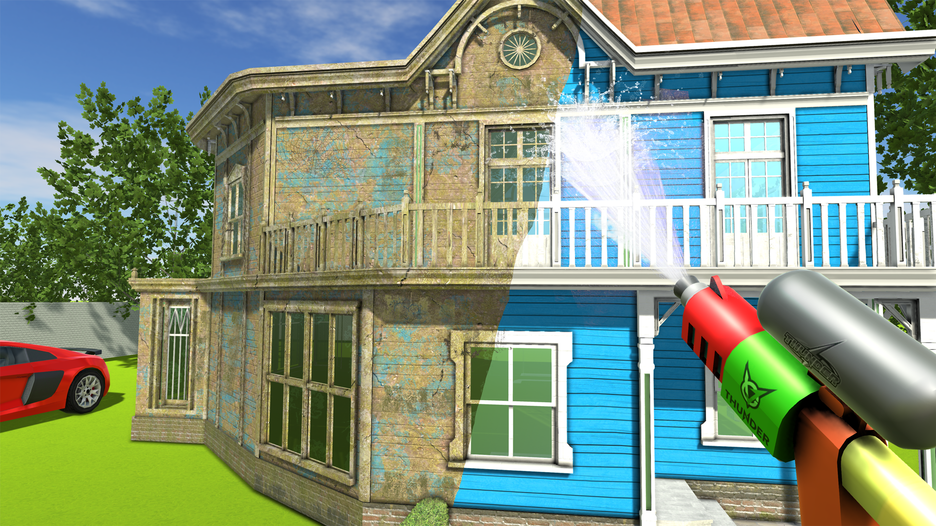 Power wash sim: Car wash Games android iOS-TapTap