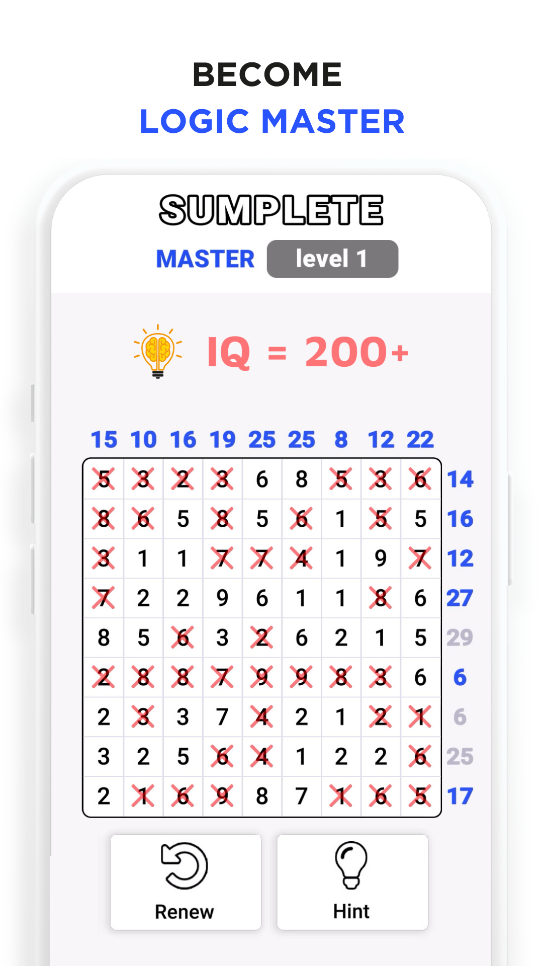 Sumplete: AI Logic Math Games android iOS-TapTap