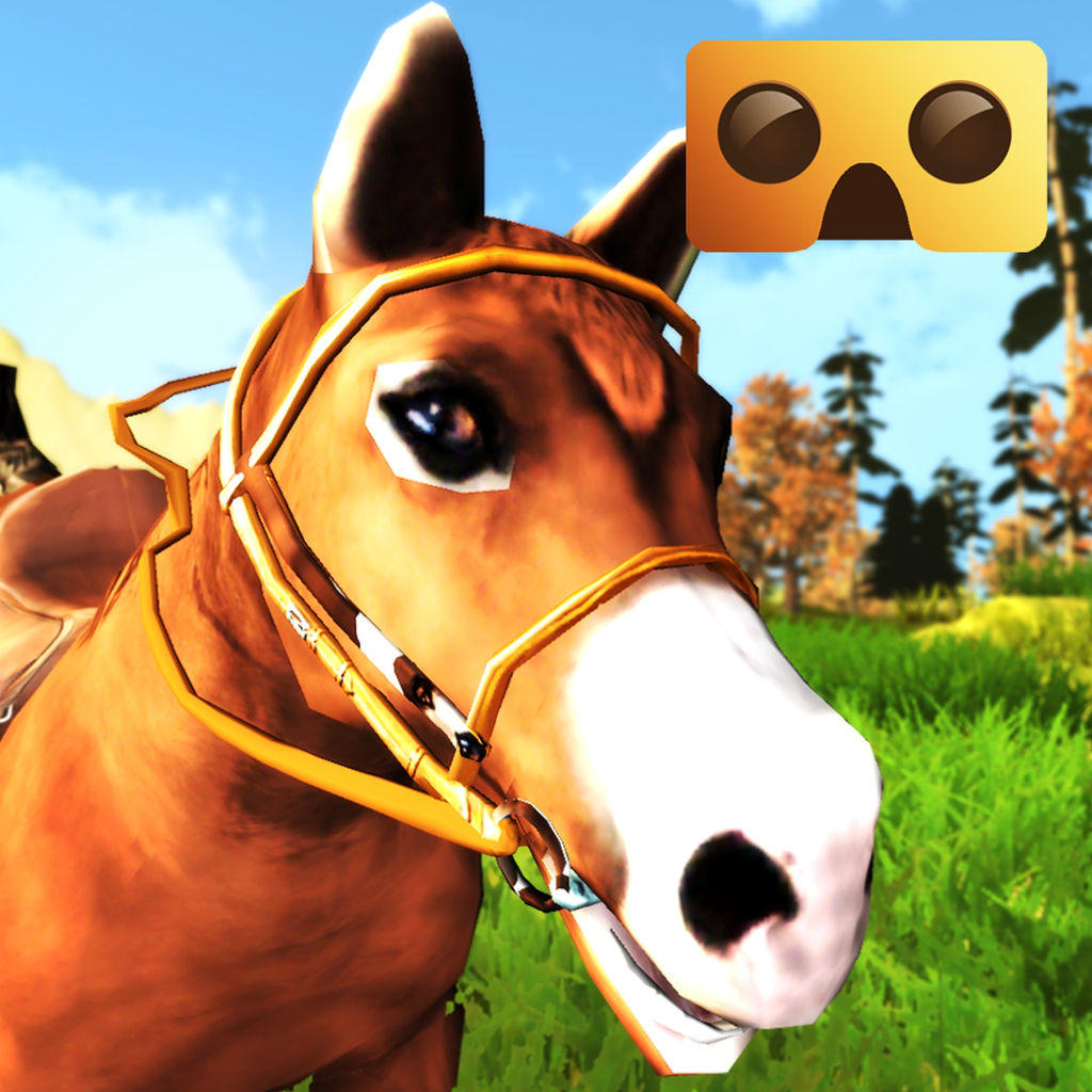 VR Horse Riding Simulator : VR Game for Google Cardboard for Android/iOS