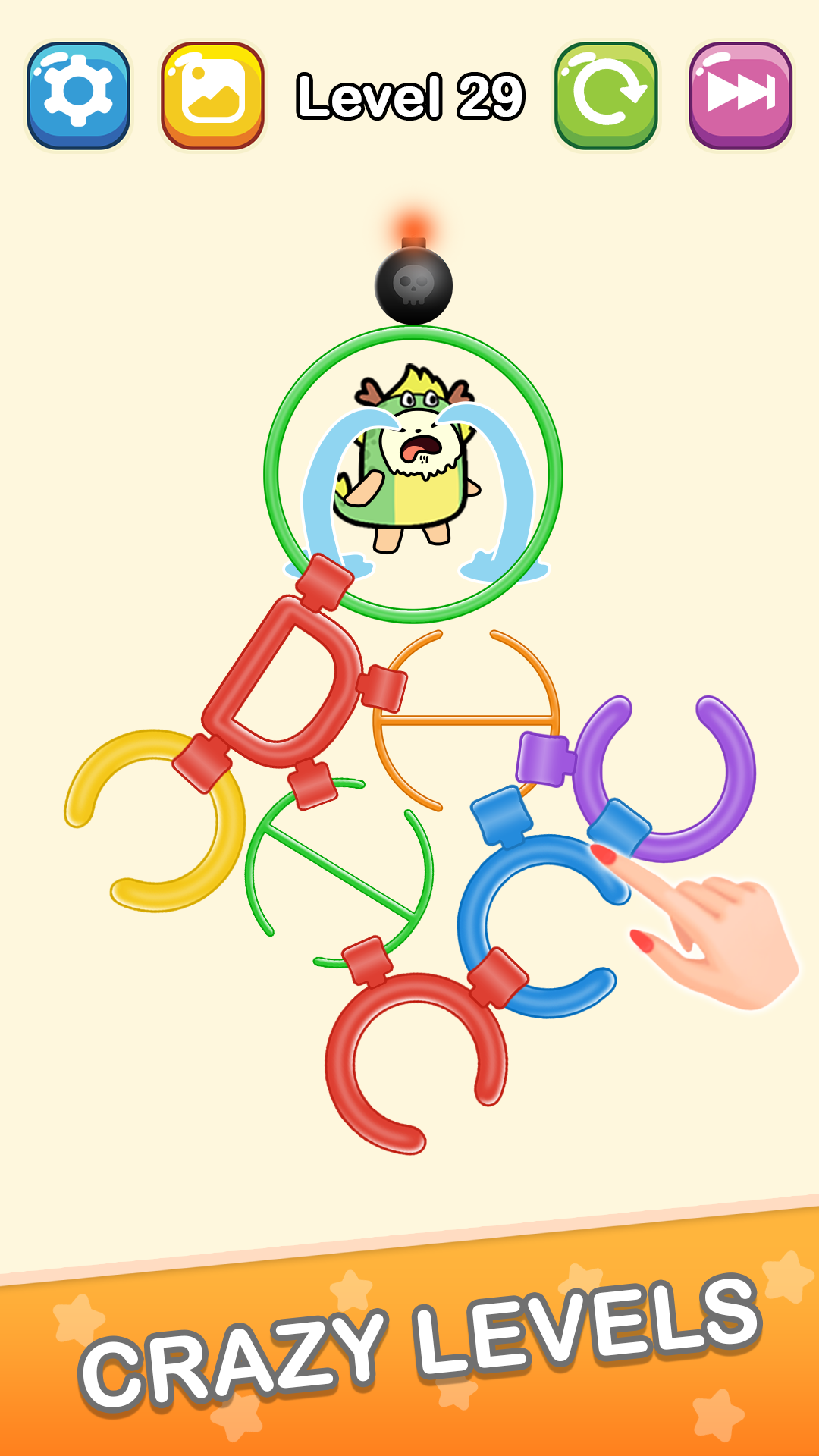 Rotate Ring: Rescue Fruit Cat android iOS-TapTap