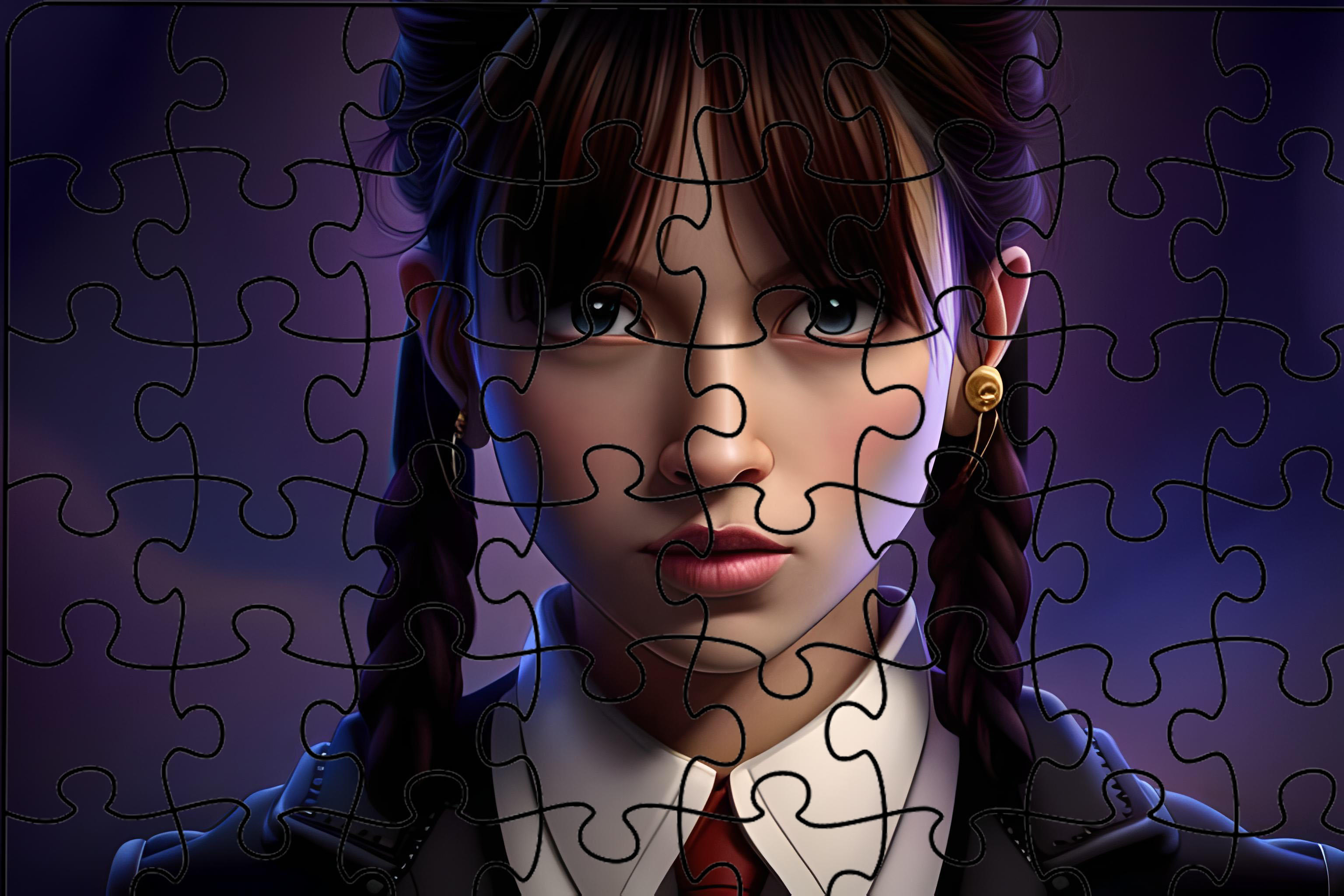 Wednesday Addams Jigsaw Puzzle android iOS-TapTap