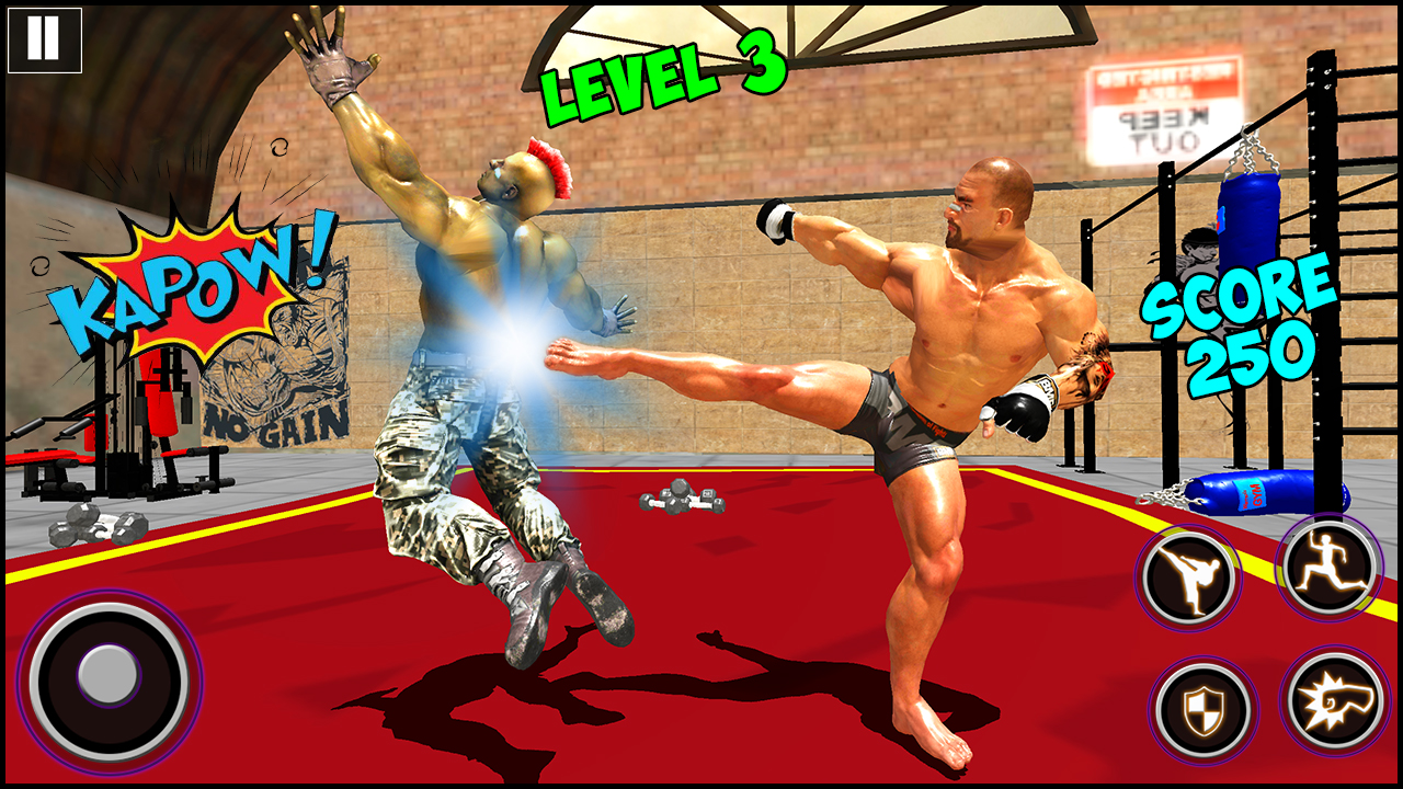 Gym BodyBuilders Fighting game : fight simulator para Android/iOS