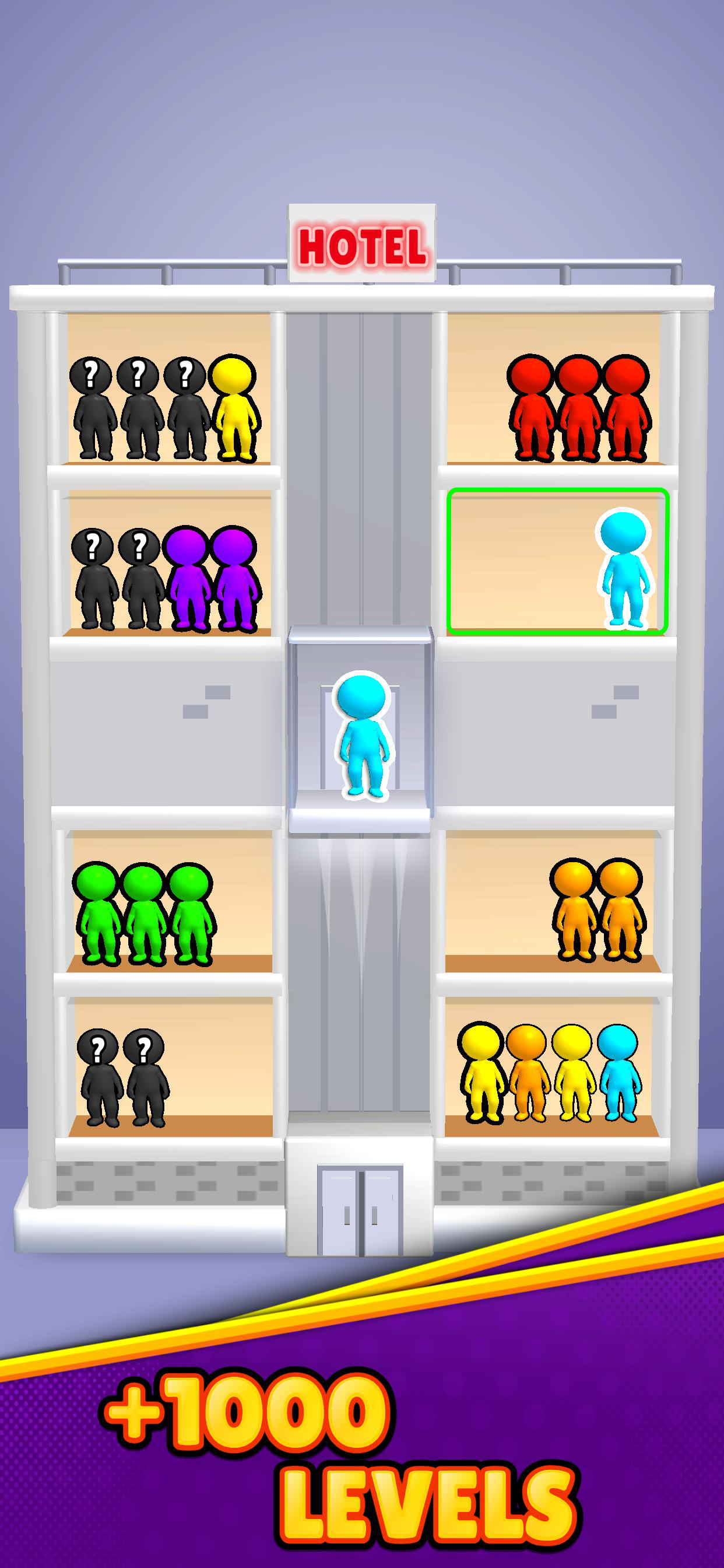 Hotel Sort 3D Stickman Puzzle for Android/iOS - TapTap