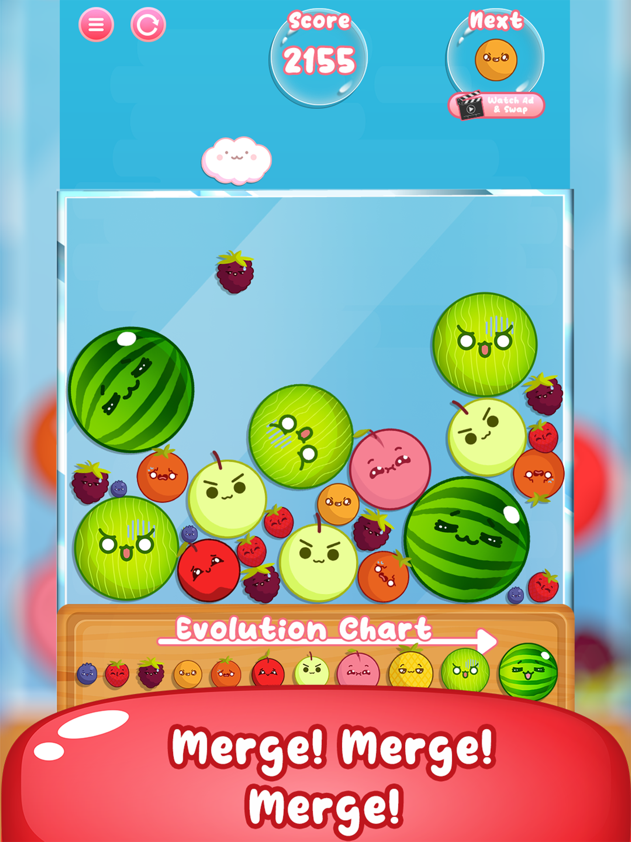 Watermelon Merge Suika Game android iOS apk download for free-TapTap