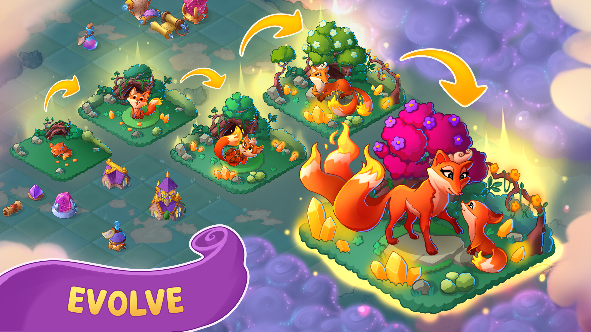 Fable Town: Merging Games android iOS-TapTap