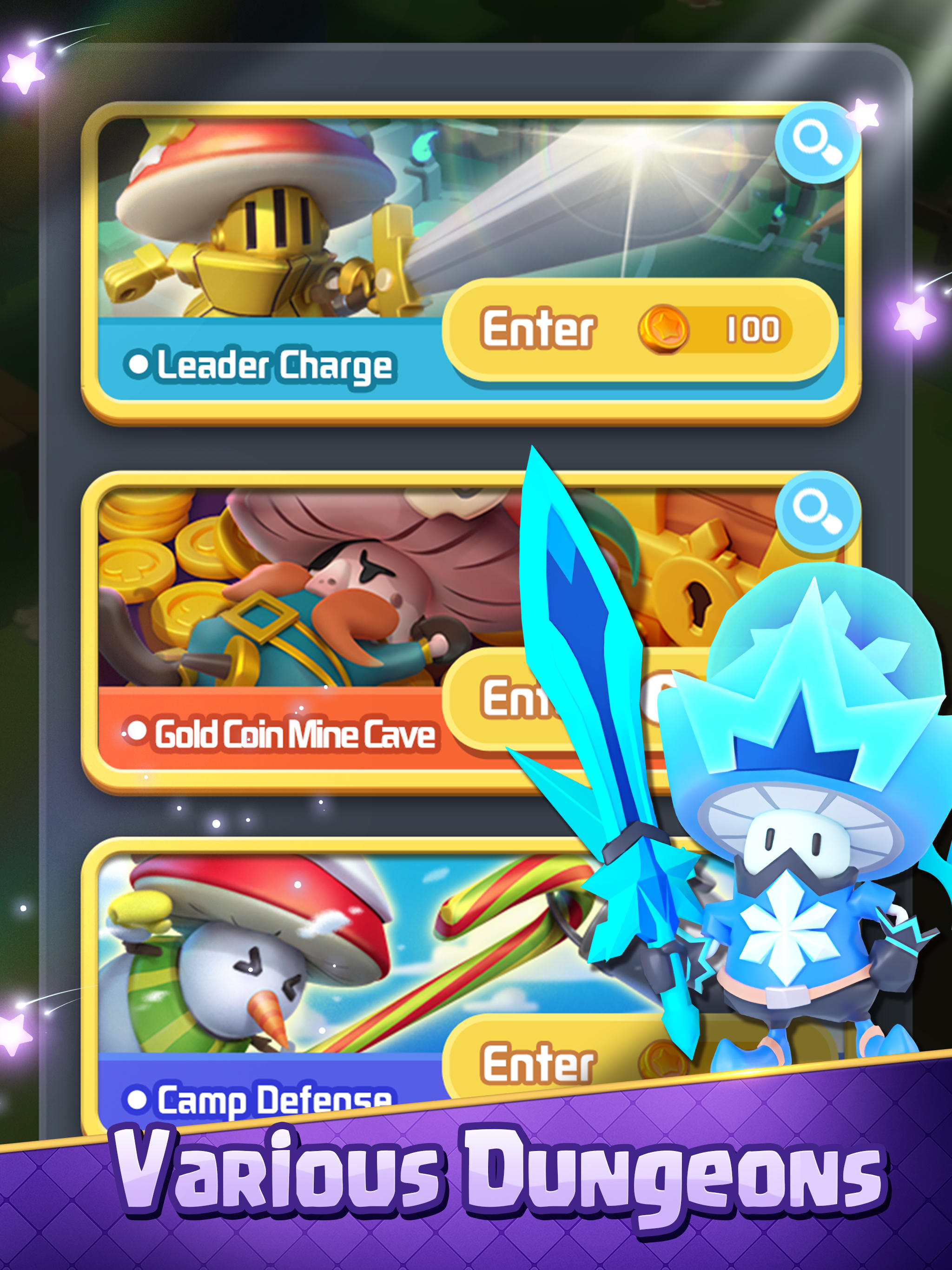 Mushroom Rush: Idle RPG android iOS-TapTap