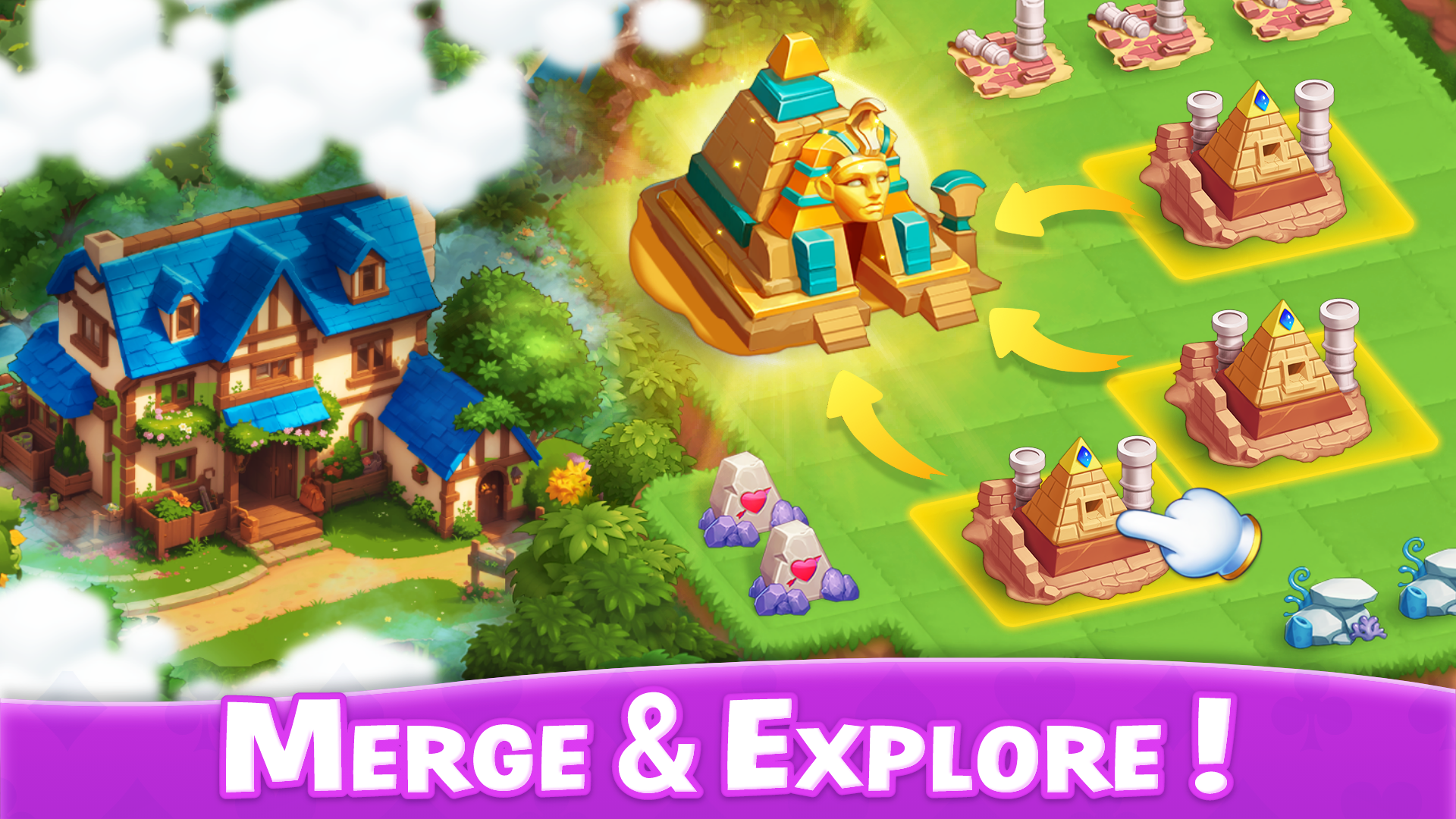 Merge Island:Tripeak Adventure android iOS-TapTap