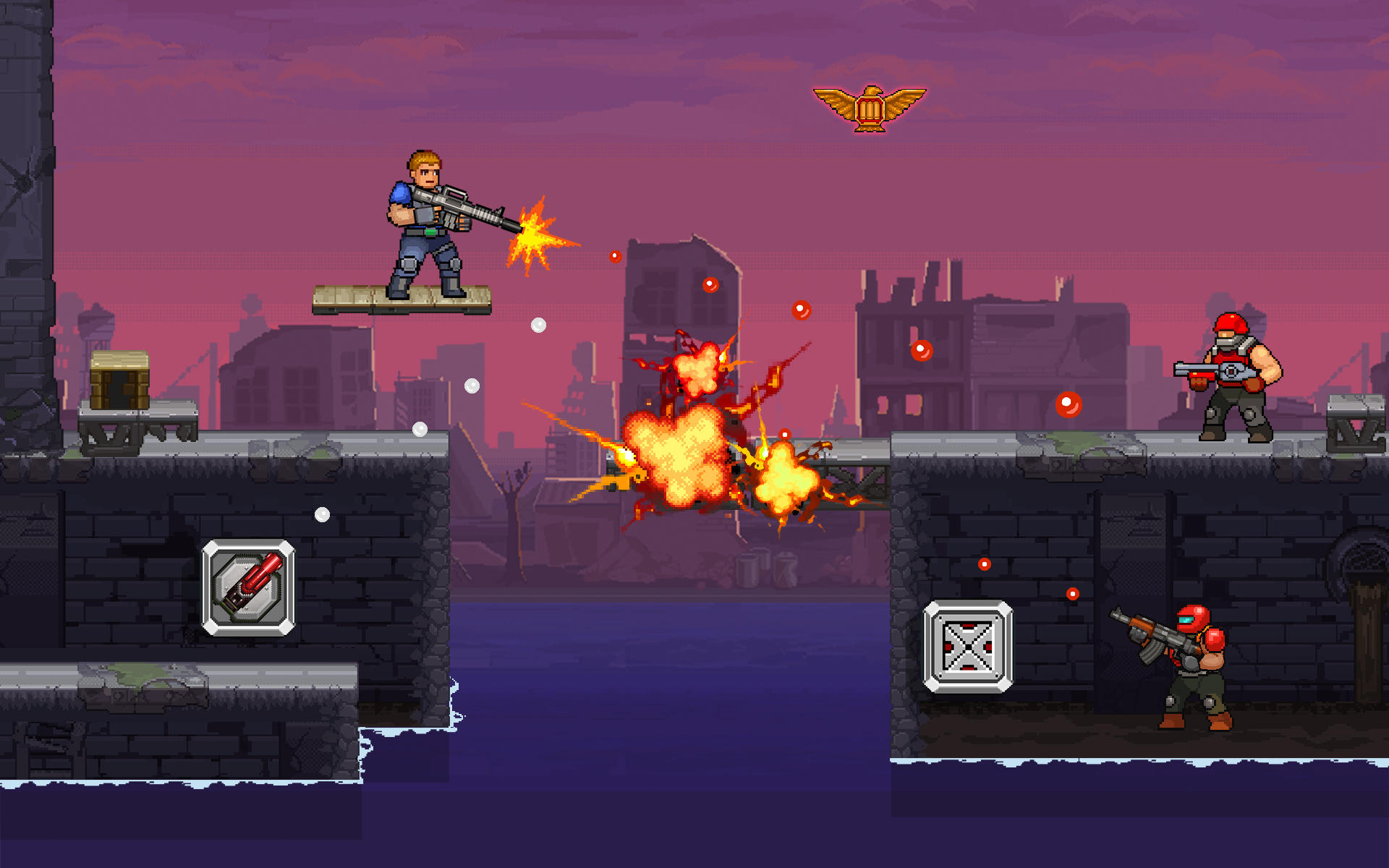 Gun Force Side-scrolling Game android iOS apk download for free-TapTap