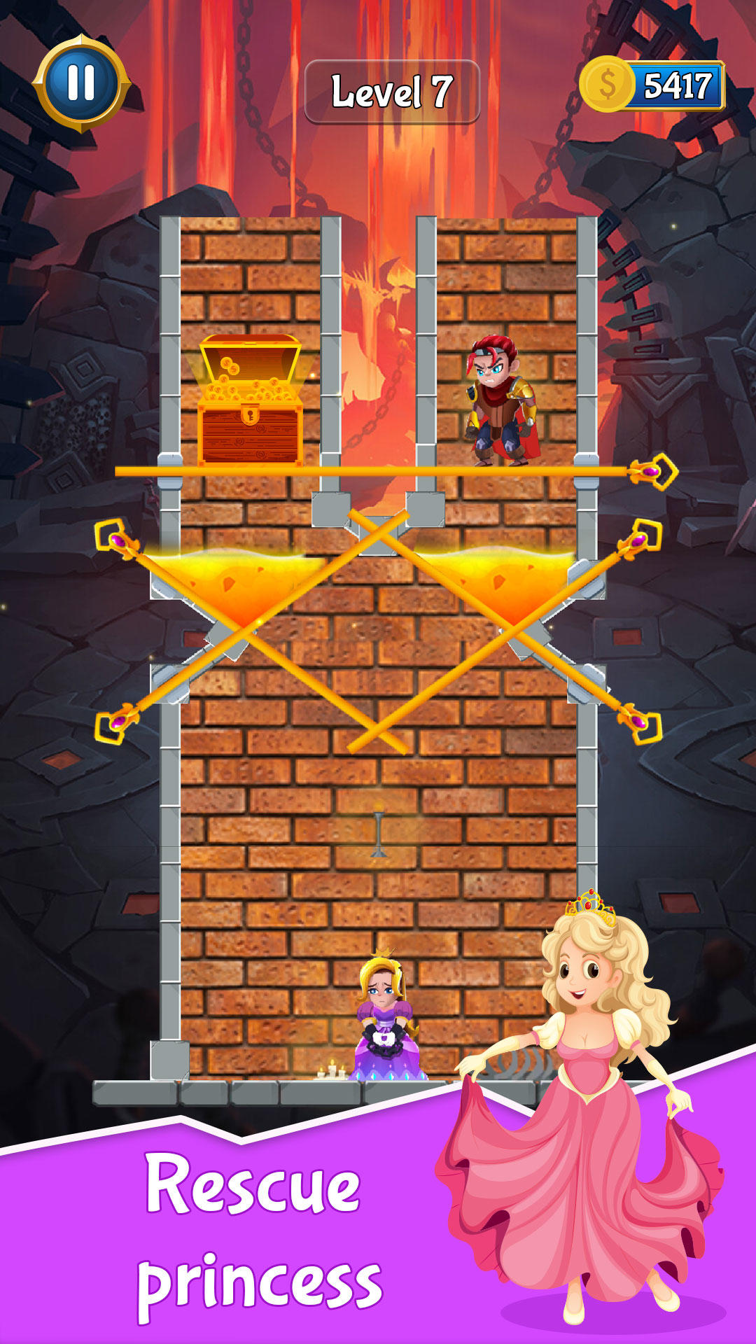 Hero Rescue - Pull Pin Games android iOS apk download for free-TapTap