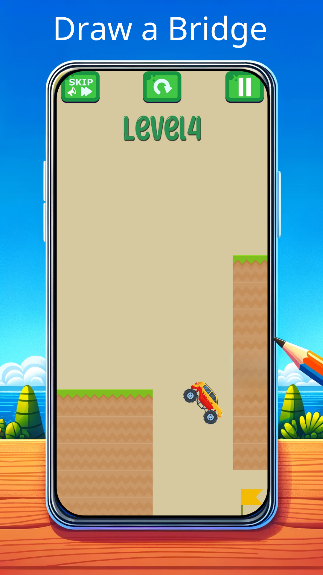 Draw a Bridge : Car Game android iOS apk download for free-TapTap