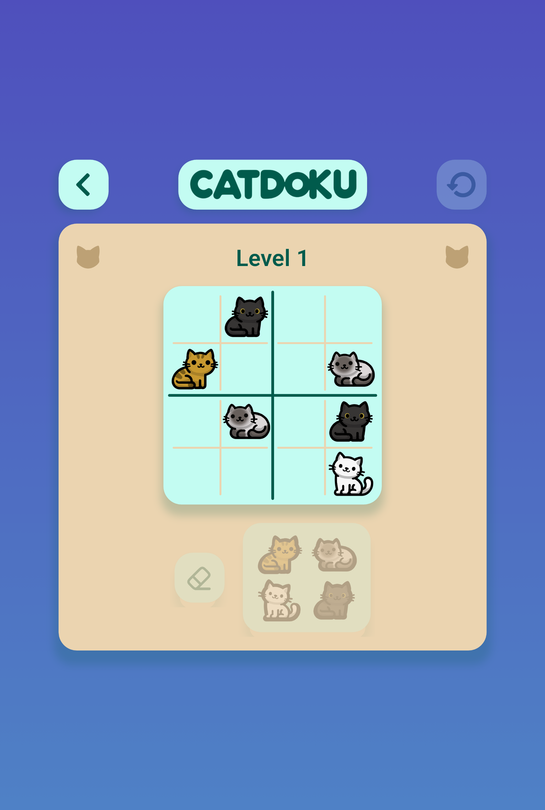 Catdoku - Sudoku with cats android iOS-TapTap