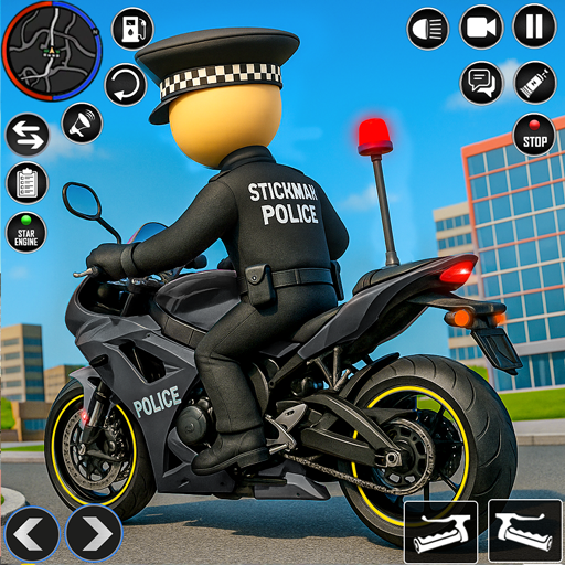 Stickman Police MotoBike Chase for Android/iOS - TapTap
