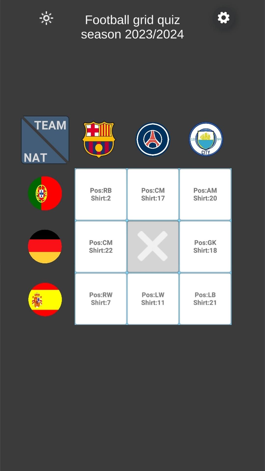 Football grid quiz android iOS apk download for free-TapTap