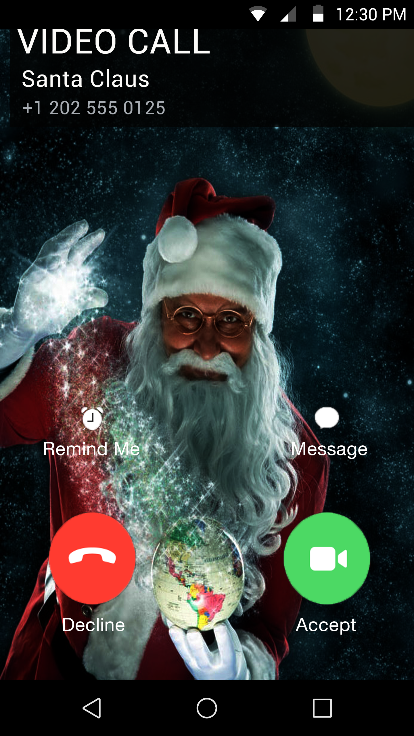Facetime santa number store
