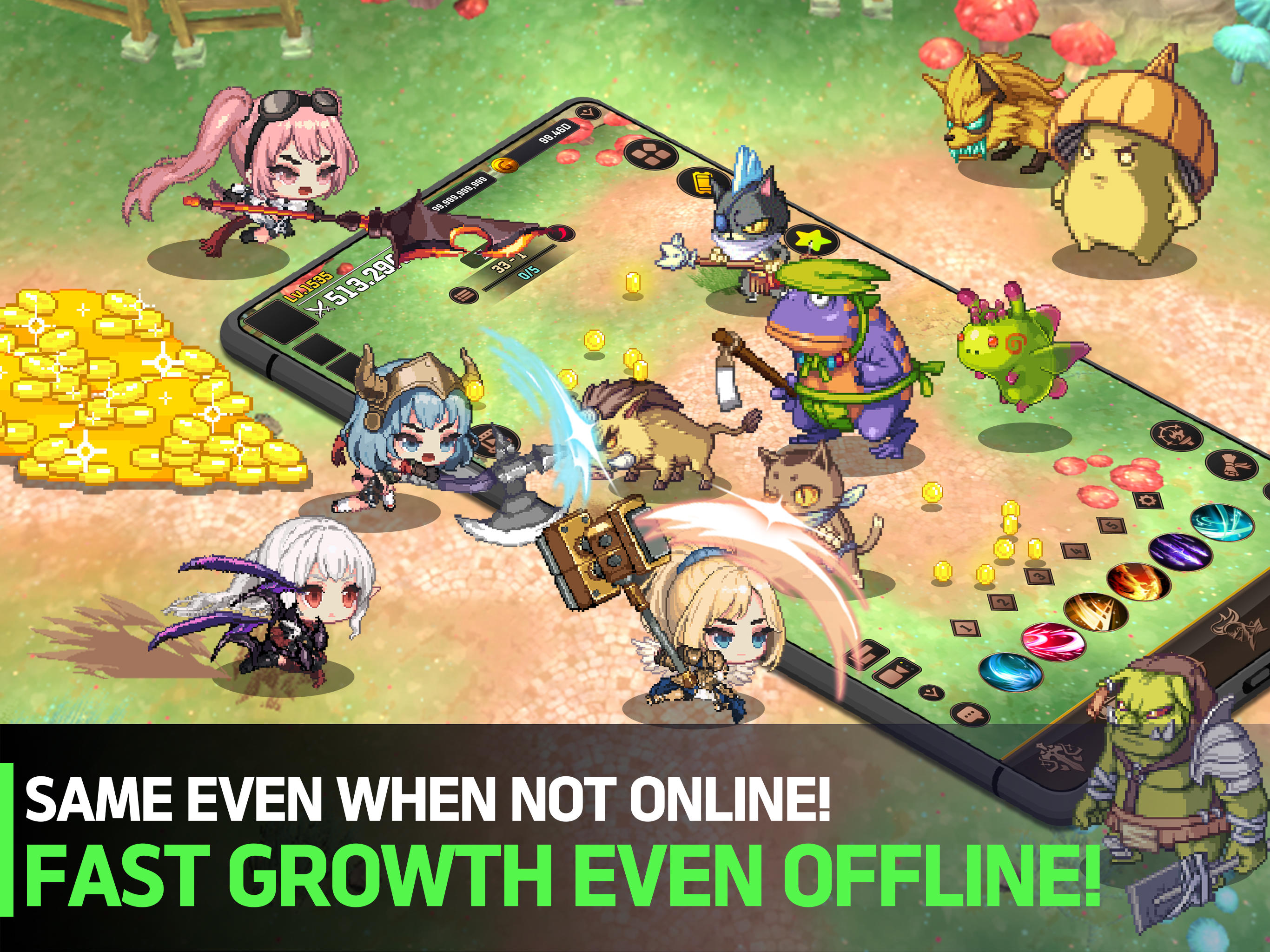 Pixel Knights : Idle RPG android iOS pre-register-TapTap