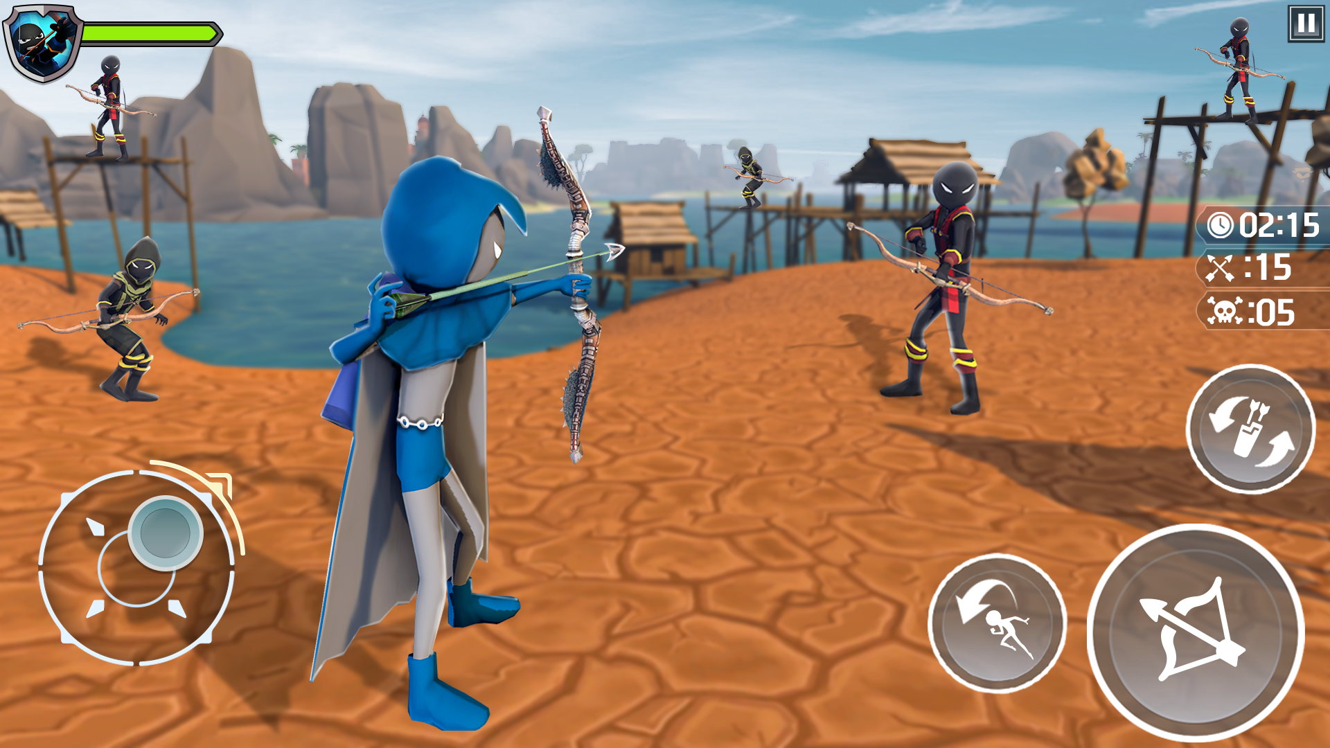 Superhero Archer Stickman Game android iOS-TapTap