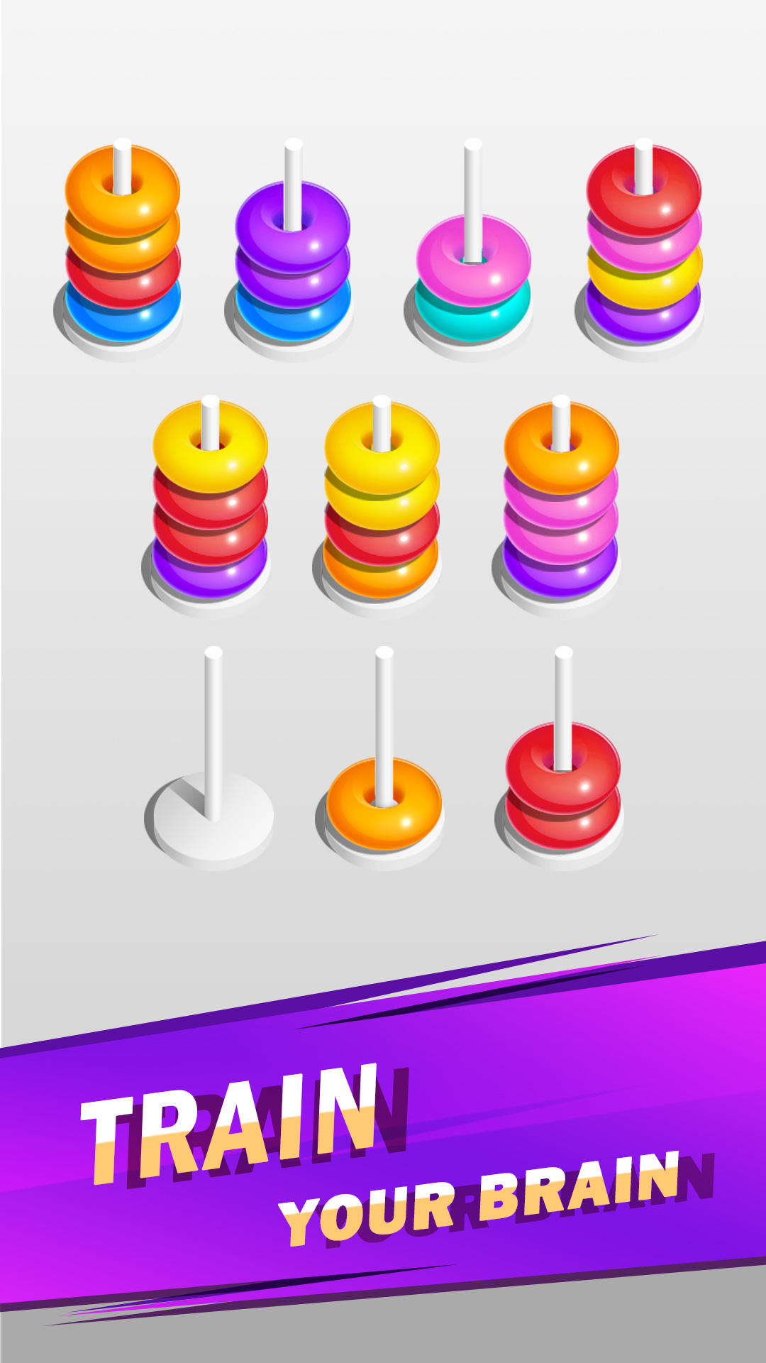 Hoop Sort - Color Stack Puzzle android iOS-TapTap